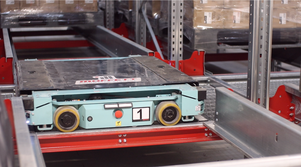 Purpose-Built Moffett System for Axus Decor: Streamlined Storage